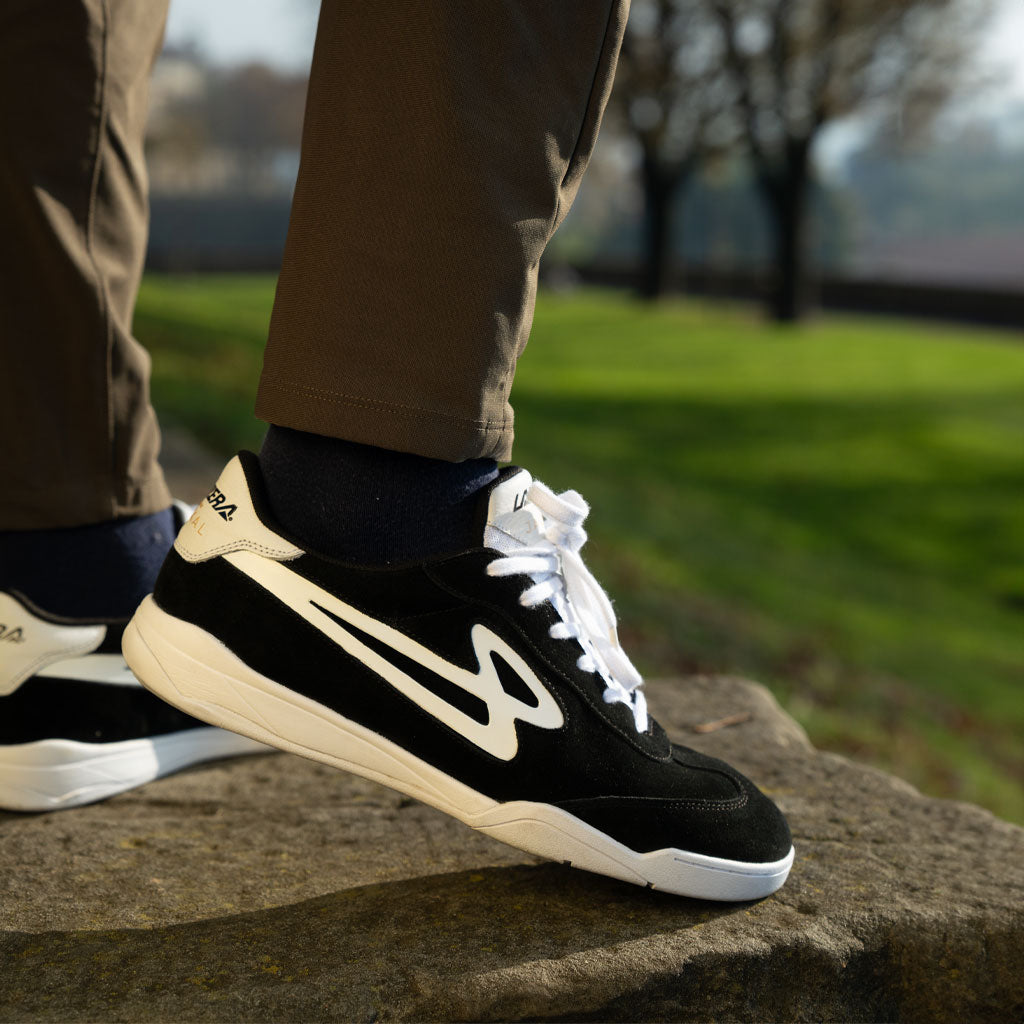 Lanzera Jackal - Black: Premium Suede Leather Sneakers